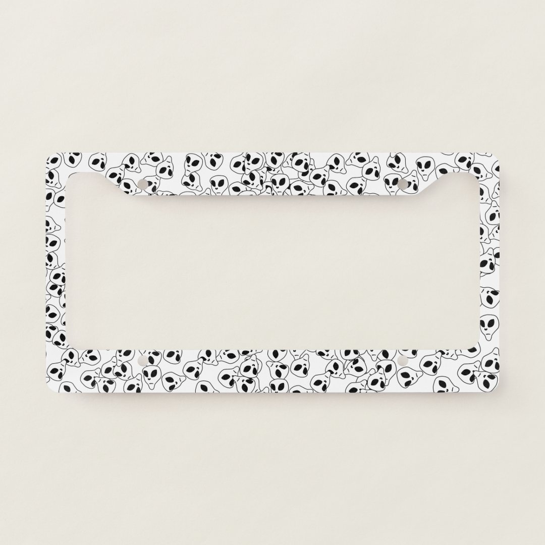 License Plate Frame - Aliens | Zazzle