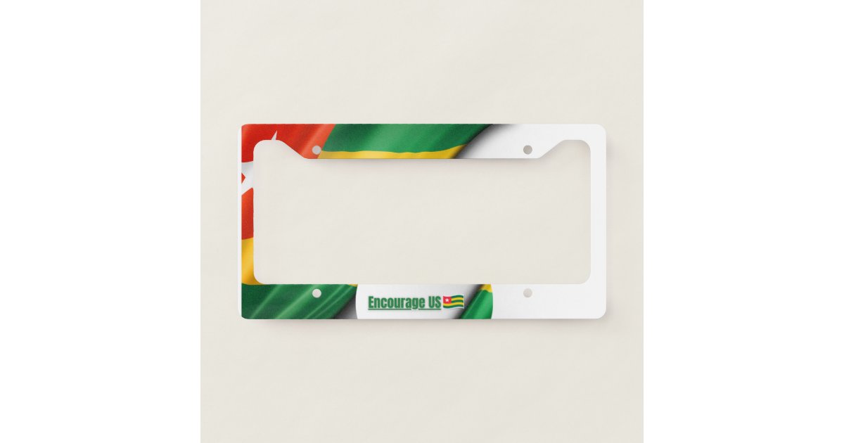 License Plate Frame- Encourage us License Plate Frame | Zazzle