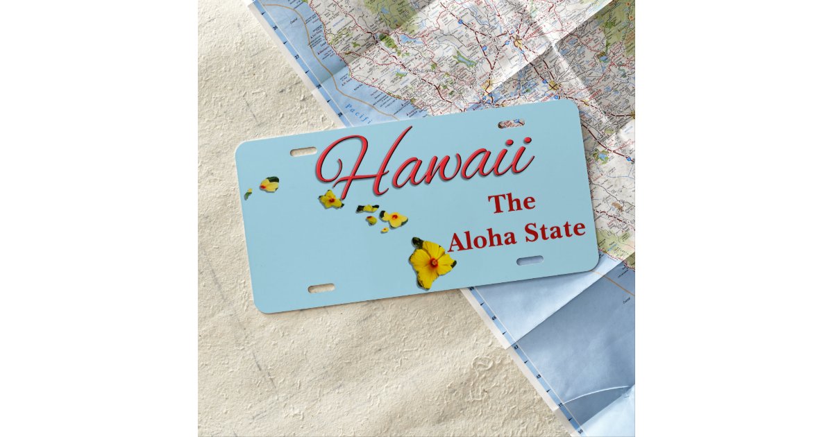 License Plate - HAWAII | Zazzle