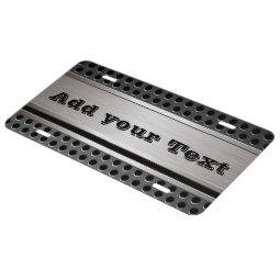 License Plate - Men's Carbon Steel Design | Zazzle