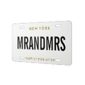 License Plate - Mr. & Mrs. | Zazzle