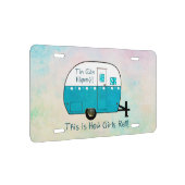 LICENSE PLATE | Vintage Camper | Zazzle