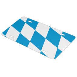 License plate with Flag of Bavaria, Germany | Zazzle