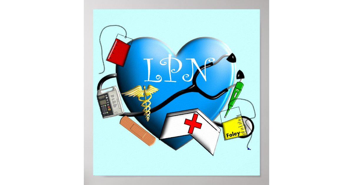 Licensed Practical Nurse Canvas ARt Print | Zazzle