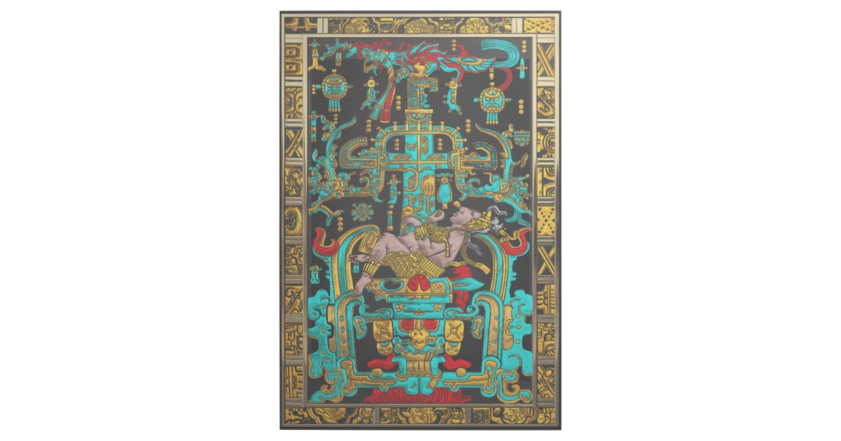 Lid of Great Tomb of Pakal - Palenque Astronaut Gallery Wrap | Zazzle