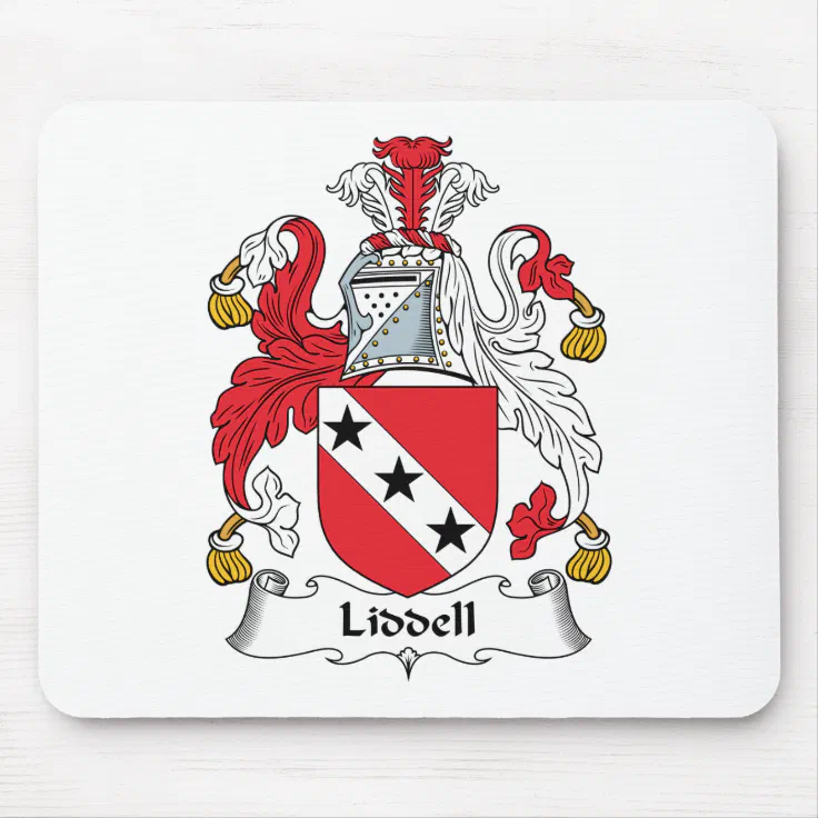 Liddell Family Crest Mouse Pad | Zazzle