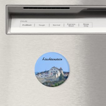 Liechtenstein Castle in Vaduz Souvenir Magnet | Zazzle