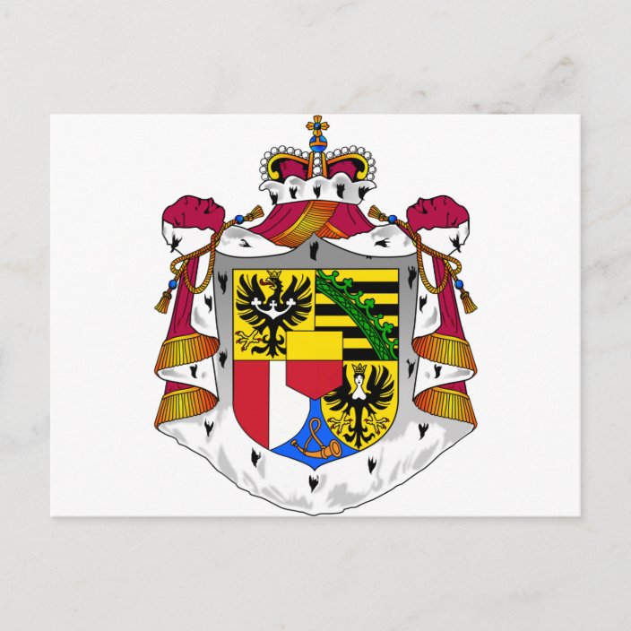 Liechtenstein Coat Of Arms Postcard | Zazzle.com