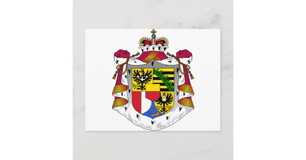 Liechtenstein Coat Of Arms Postcard | Zazzle