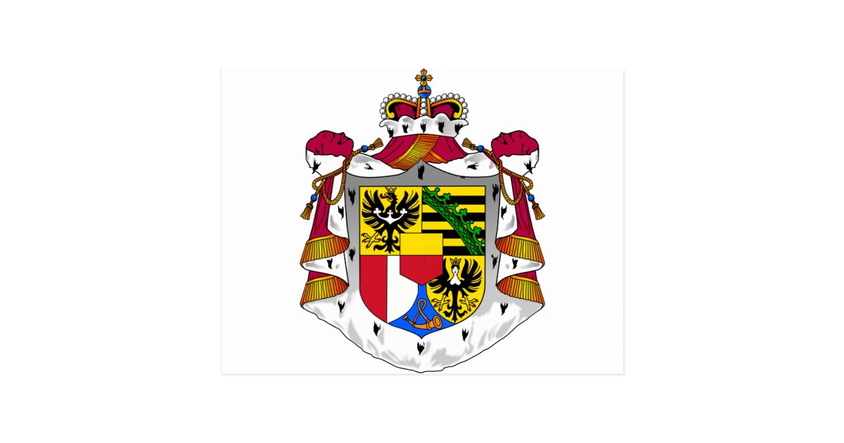 Liechtenstein Coat Of Arms Postcard | Zazzle.com