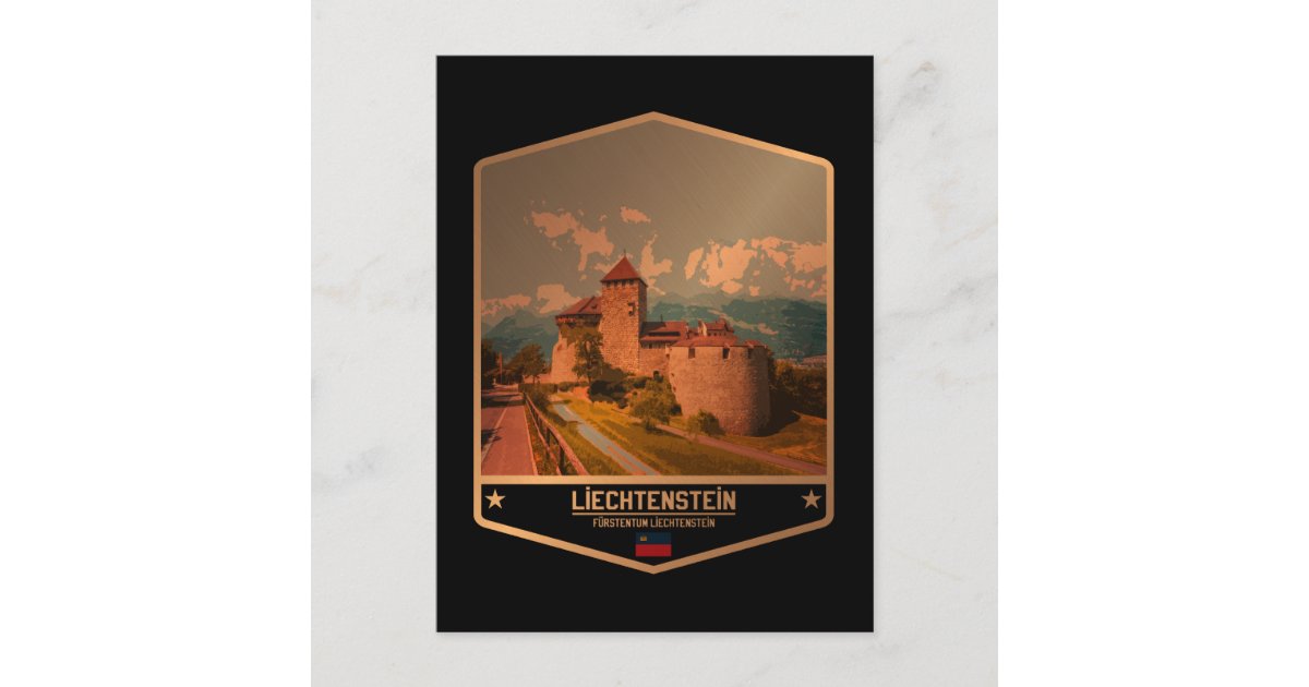 Liechtenstein Postcard | Zazzle