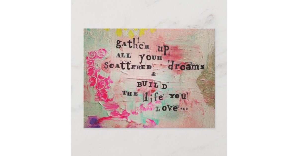 Life and Dream Postcard | Zazzle