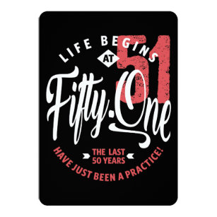 51st Birthday Cards - Greeting & Photo Cards | Zazzle
