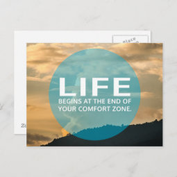 Life Begins Postcard | Zazzle