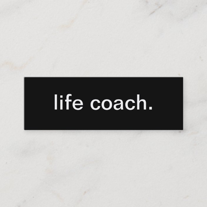 Life Coach Business Card | Zazzle.com