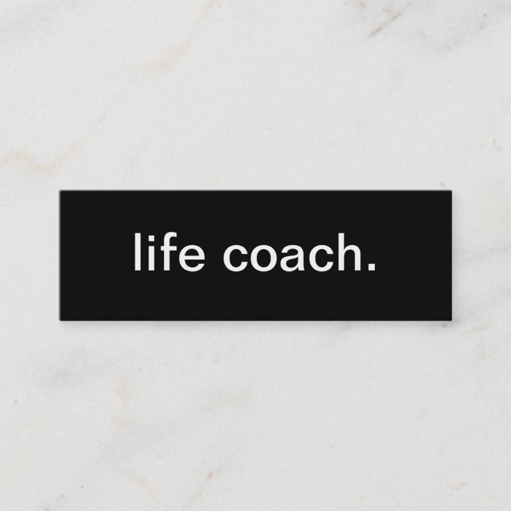 Life Coach Business Card | Zazzle