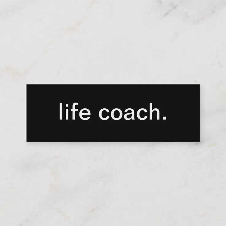Life Coach Business Card | Zazzle