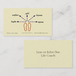 Life Coach Business Card | Zazzle