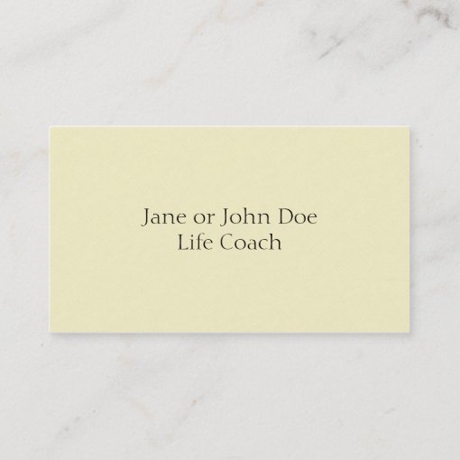 Life Coach Business Card | Zazzle