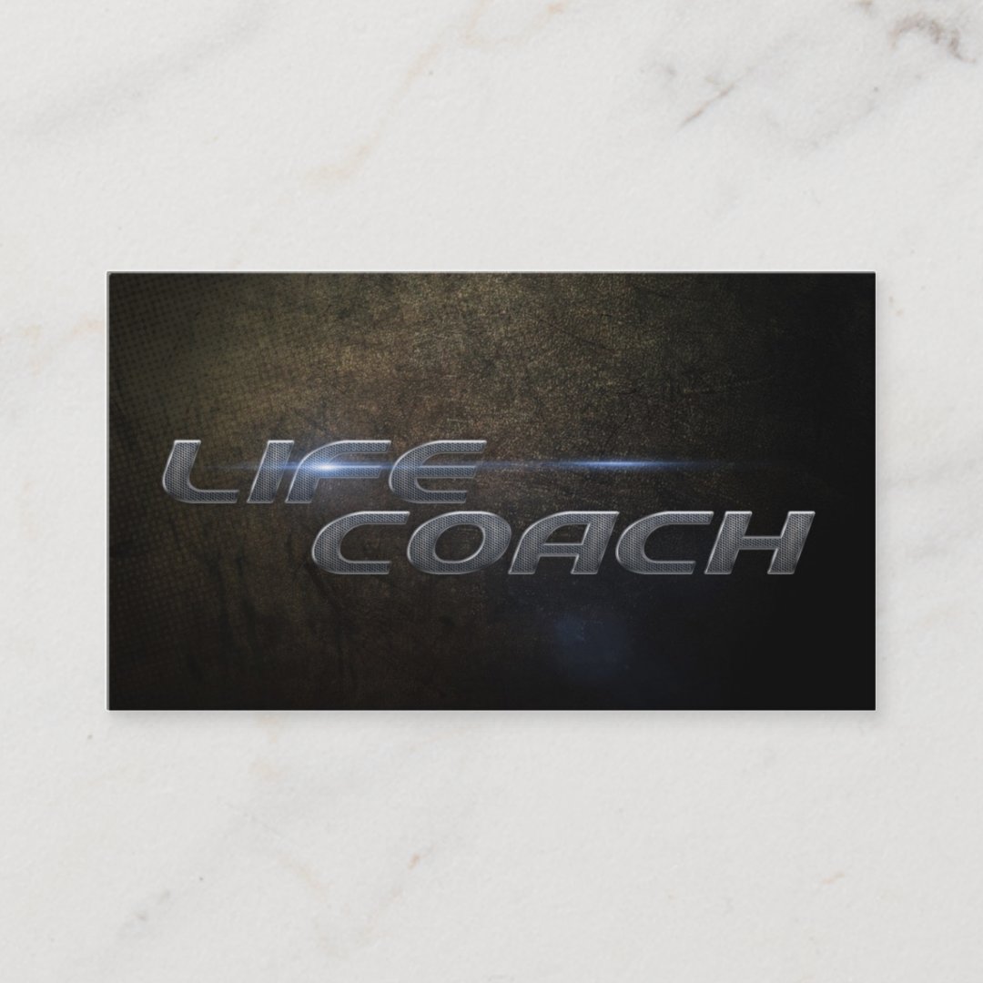 Life Coach business card | Zazzle