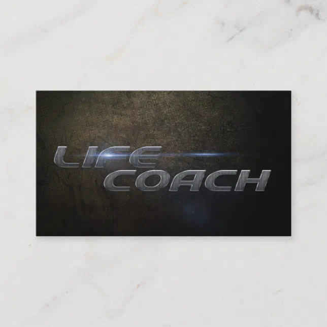 Life Coach business card | Zazzle