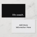 Life Coach Business Card | Zazzle