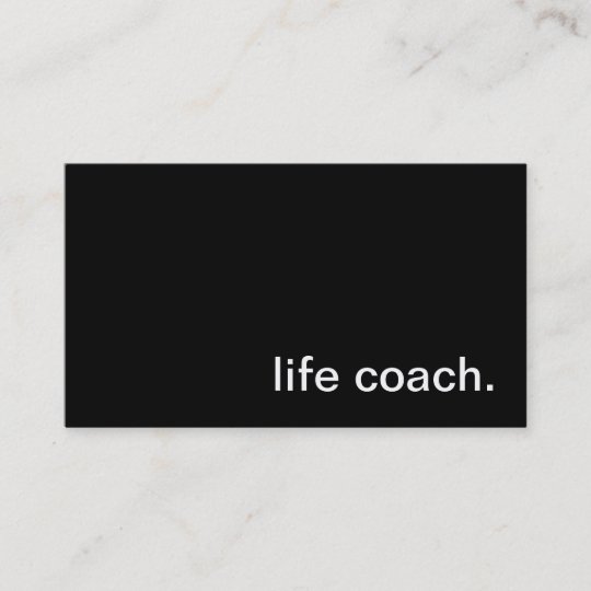 Life Coach Business Card | Zazzle.com