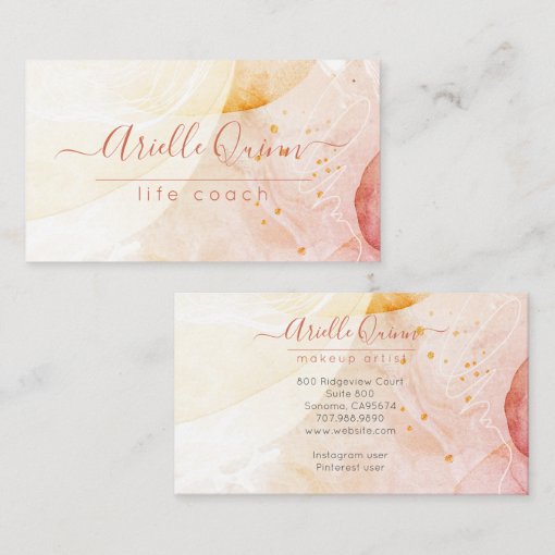 Life Coach Business Card | Zazzle