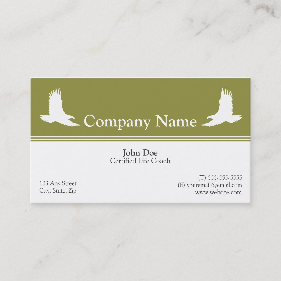 Life Coach Business Card Template | Zazzle
