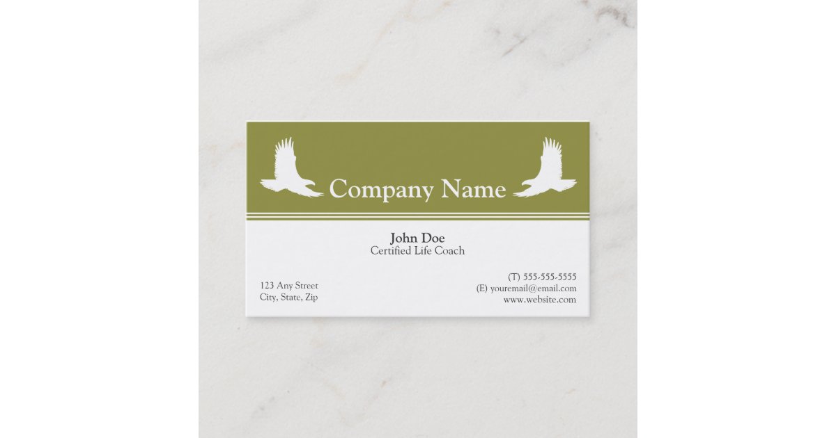 Life Coach Business Card Template | Zazzle