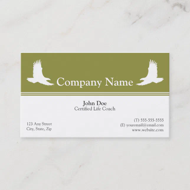 Life Coach Business Card Template | Zazzle