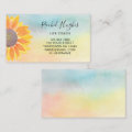 Life Coach Colorful Floral Business Card | Zazzle