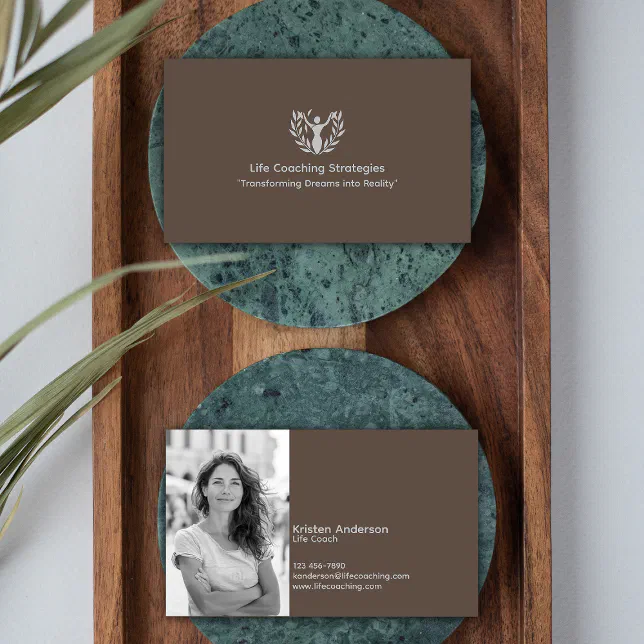 Life Coach Consultant Business Card | Zazzle