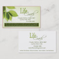 Life Coach I Personal Goals Spiritual Counseling Business Card | Zazzle
