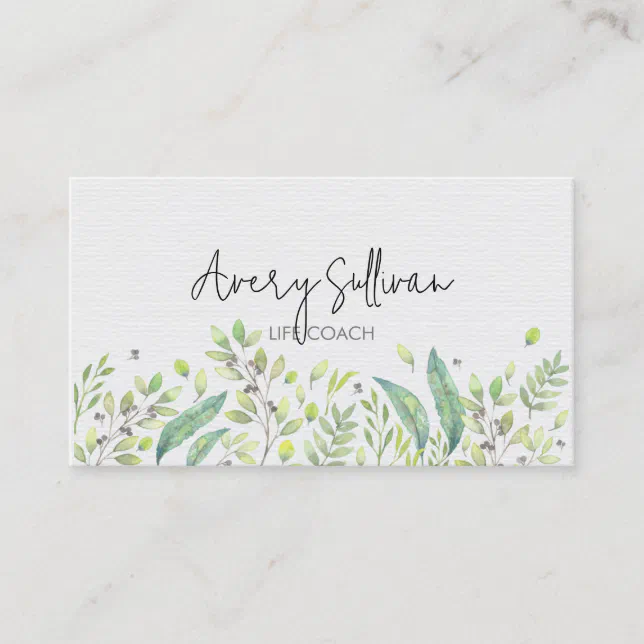Life Coach Personal Help Business Card | Zazzle