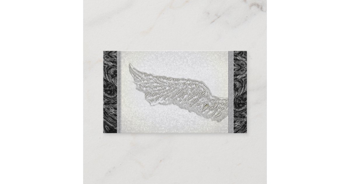 Life Coach Spiritual Angel Wing business cards | Zazzle