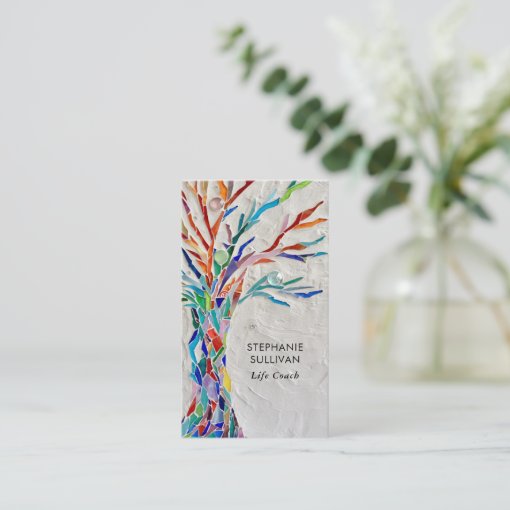 Life Coach Tree Of Life Business Card | Zazzle