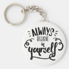 Confidence, Success, Goals Attitude Motivational Keychain | Zazzle.com
