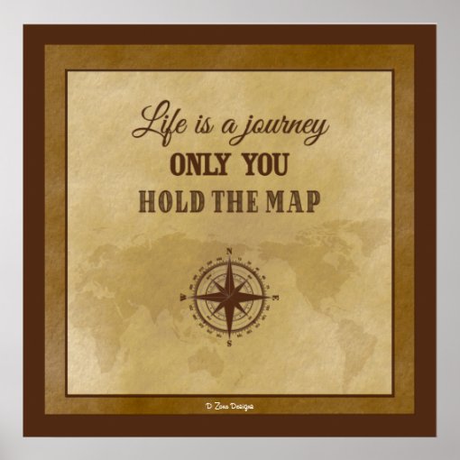 Life Direction Inspirational Spiritual Quote Poster | Zazzle