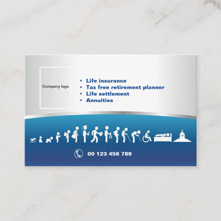 Life Insurance Business Card | Zazzle