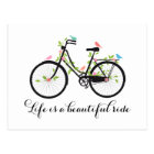Motivational Bike, Cycle, Biking, Sport Words Postcard | Zazzle.com