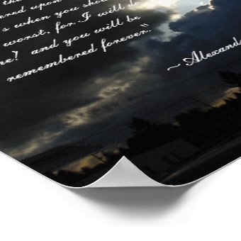 Life Is A Storm Quote Poster | Zazzle