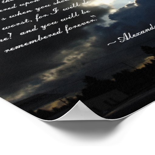 Life Is A Storm Quote Poster | Zazzle