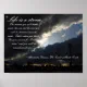 Life Is A Storm Quote Poster | Zazzle