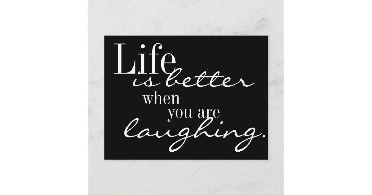 Life is better postcard | Zazzle