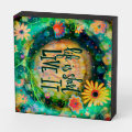 Life is Short...Live It Wooden Box Sign | Zazzle