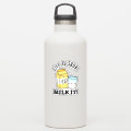 LIfe Is Short Milk It Funny Drink Pun Sticker | Zazzle