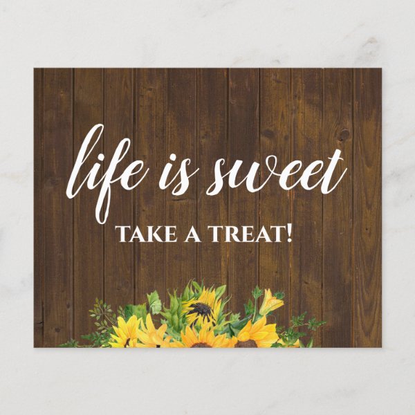 Life Is Sweet Posters & Prints | Zazzle