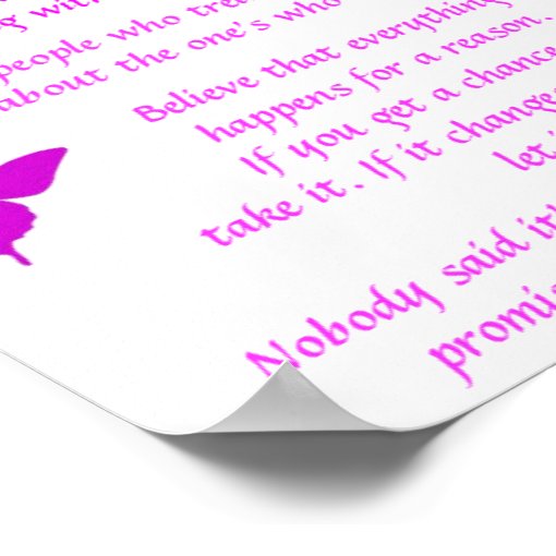 "Life Is Too Short" Motivational Poster | Zazzle