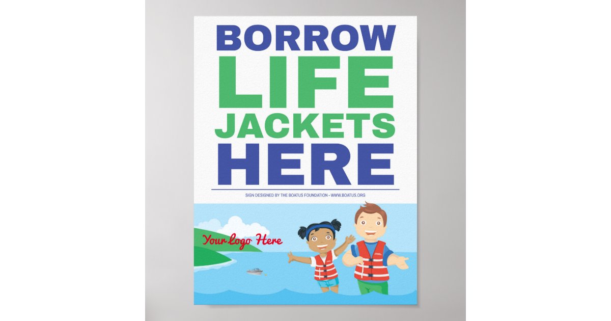 Life Jacket Loaner Poster | Zazzle